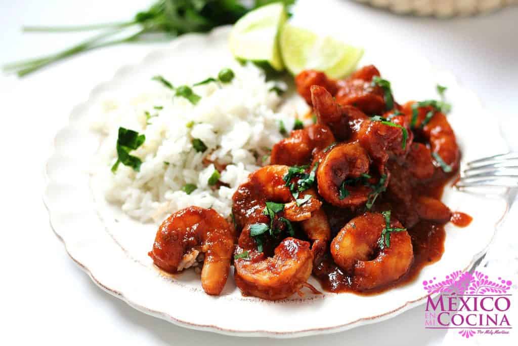 Camarones a la diabla en chipotle | Recetas de comida mexicana