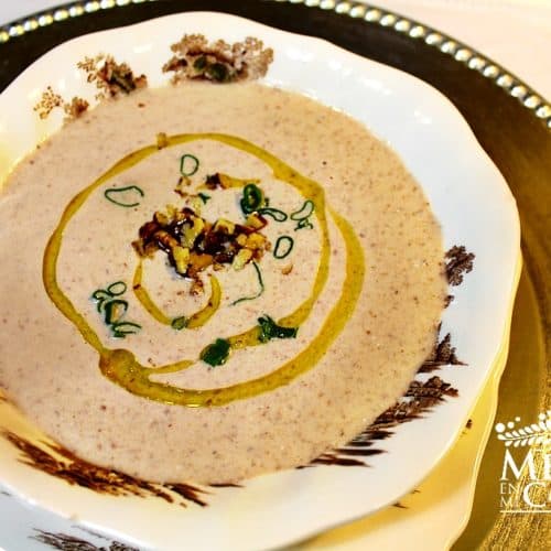 Sopa de Crema de Nuez - Muy deliciosa y fácil de preparar